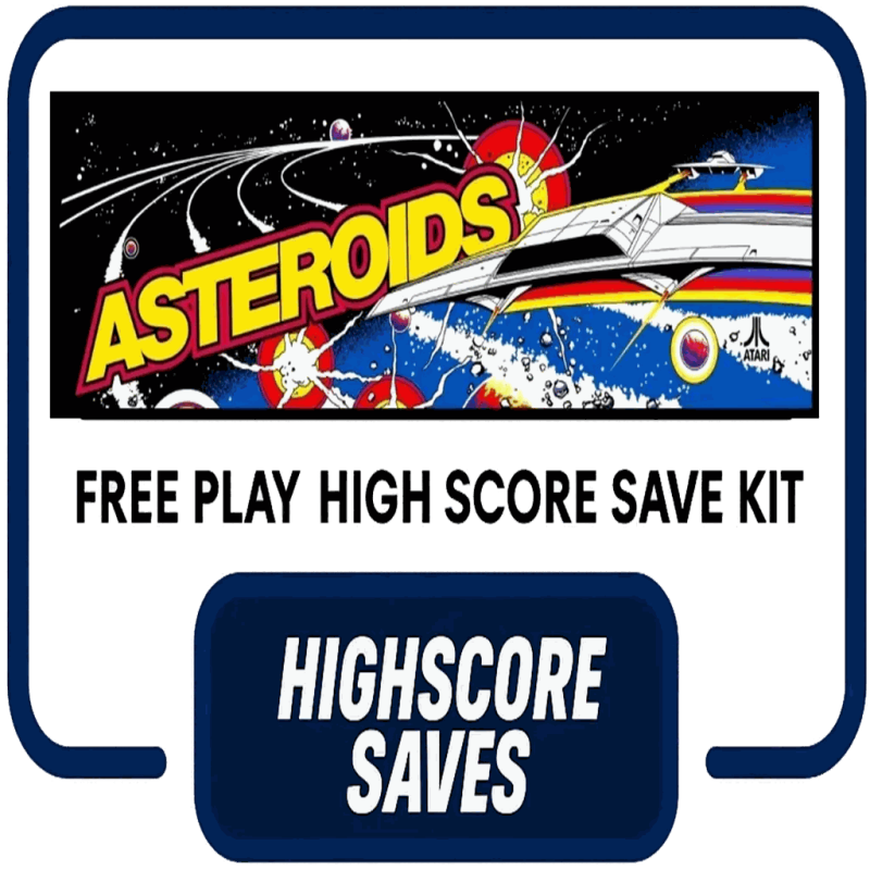 Free Play and High Score Save Kits for Classic Arcade Games